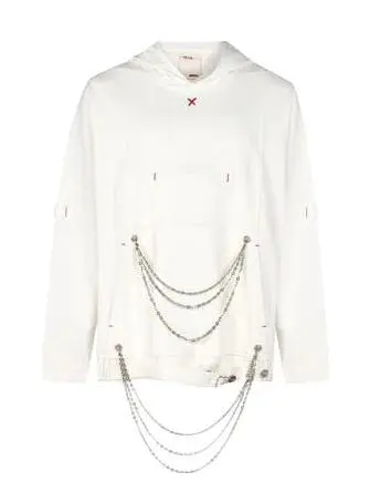 PCFG Free Heaven Chain Hoodie - White