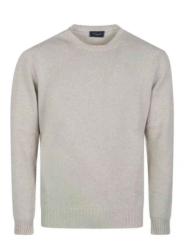 DRUMOHR Crew-neck Knitted Sweater - Neutrals