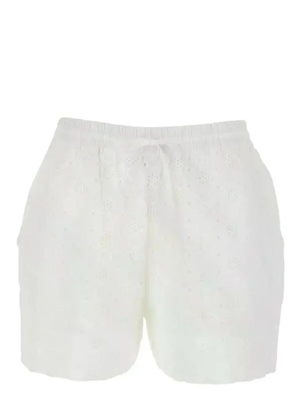 Pinko Liz Broderie-anglaise Shorts - White