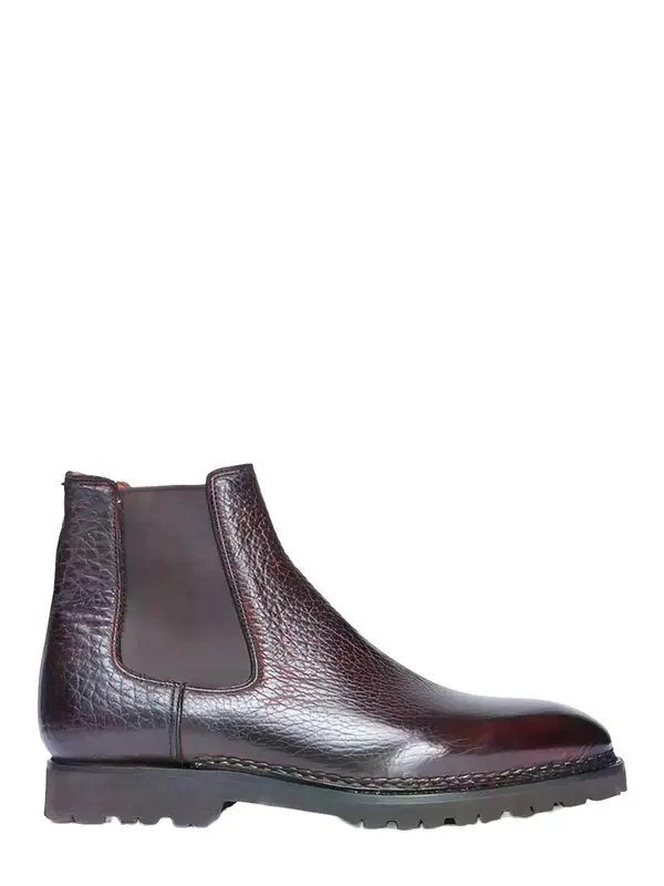 Bontoni Leather Chelsea Boots - Brown