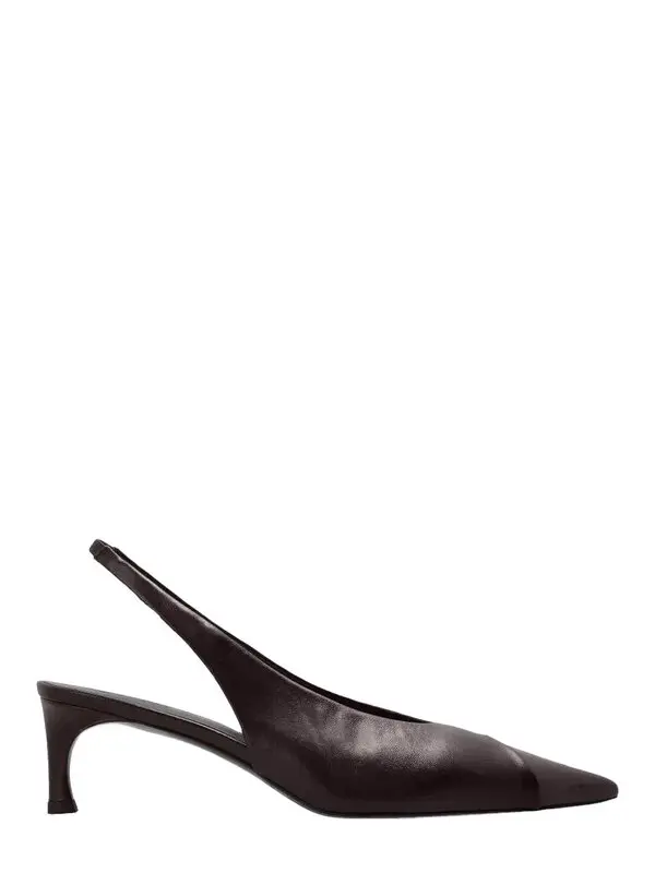 Remain Birger Christensen Cap-toe Slingback Pumps - Brown