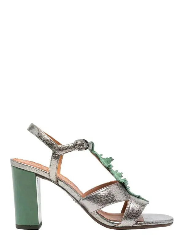 Chie Mihara Leaf Balia Sandals - Silver