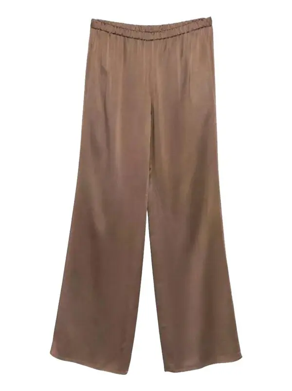 Antonelli Firenze Elasticated Palazzo Pants - Brown