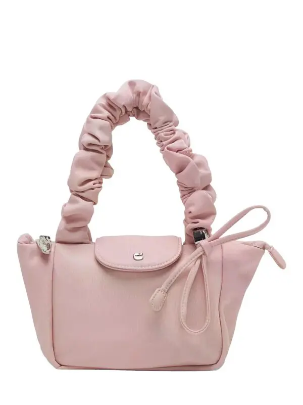 CARLYN Mini Buddy Ruched Tote Bag - Pink
