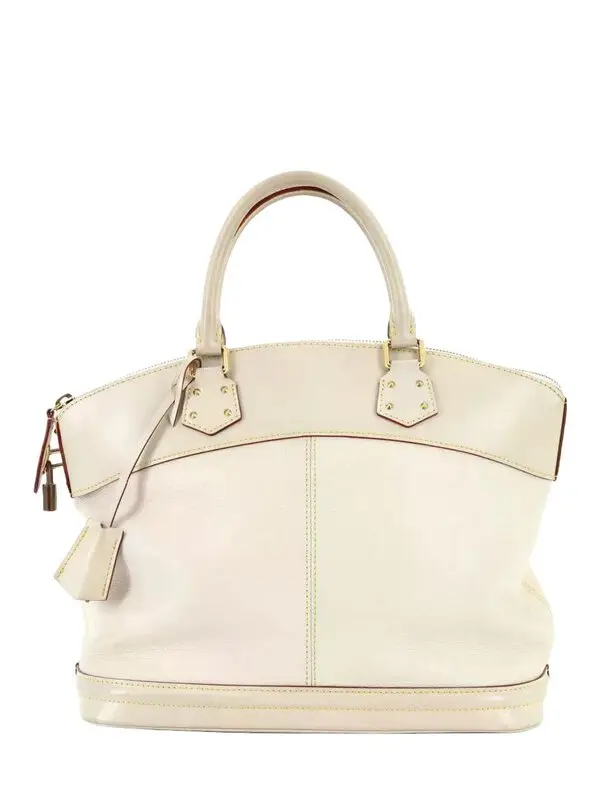 LOUIS VUITTON Suhali Lockit Leather Mm Tote Bag - Neutrals