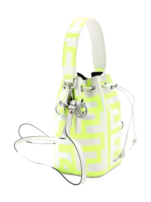 Fendi X Marc Jacobs Mon Tresor Printed Mini Bucket Bag - Grey