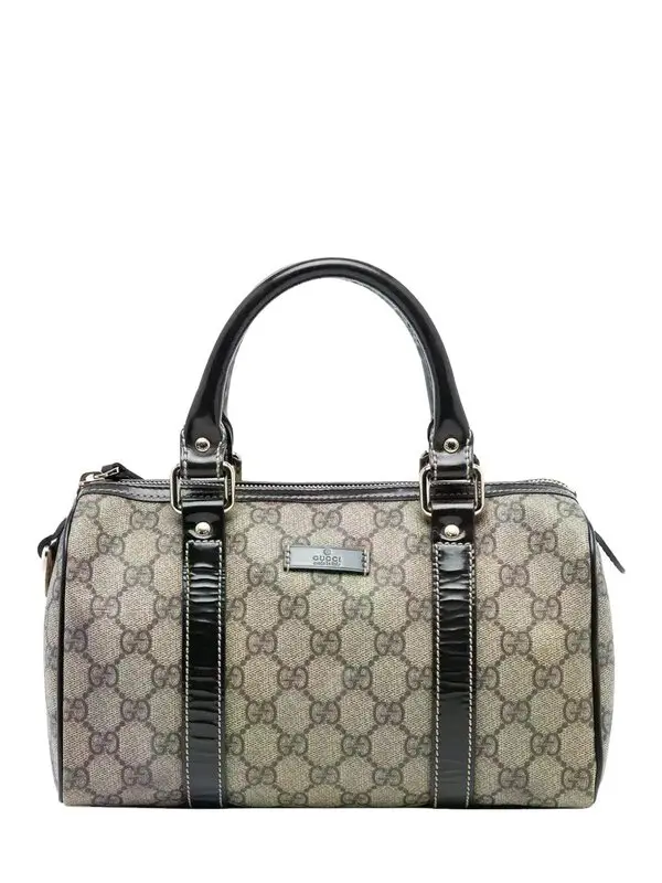 Gucci Small Gg Supreme Joy Boston Bag - Brown