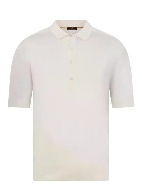MOORER Acton-spp Polo Shirt - Neutrals