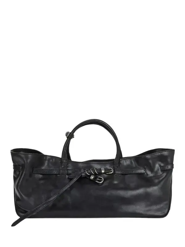 MARGESHERWOOD Leather Tote Bag - Black
