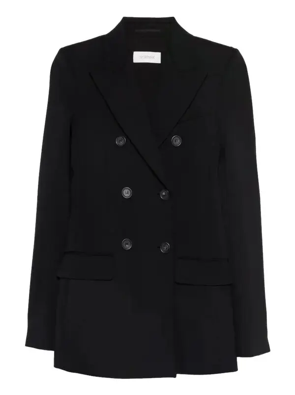 Sportmax Double-breasted Jacket - Black