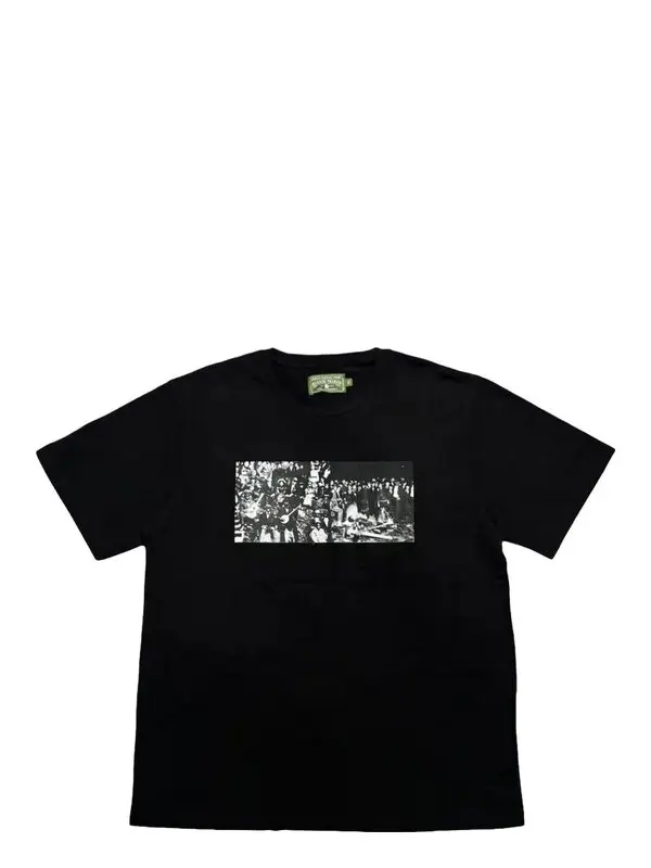 DENIM TEARS Entertainment Short-sleeve T-shirt - Black
