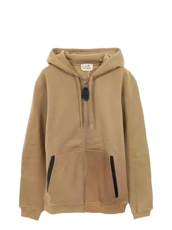 Hermès 2010s Zip-up Hoodie - Neutrals