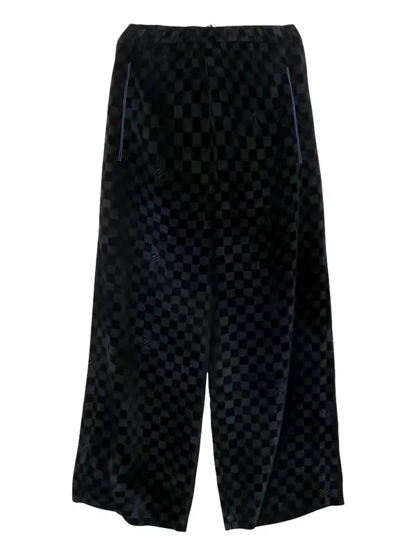 LOUIS VUITTON Drawstring Straight Trousers - Black