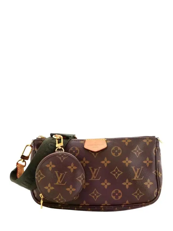 LOUIS VUITTON Multi Pochette Accessoires Monogram Canvas Crossbody Bag - Brown