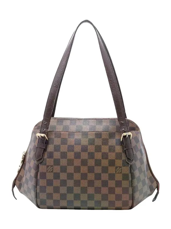 LOUIS VUITTON Damier Ebene Belem Mm Shoulder Bag - Brown