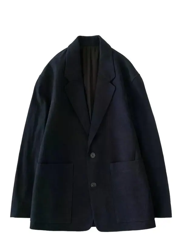 Studio Nicholson Conde Patch-pocket Blazer - Blue