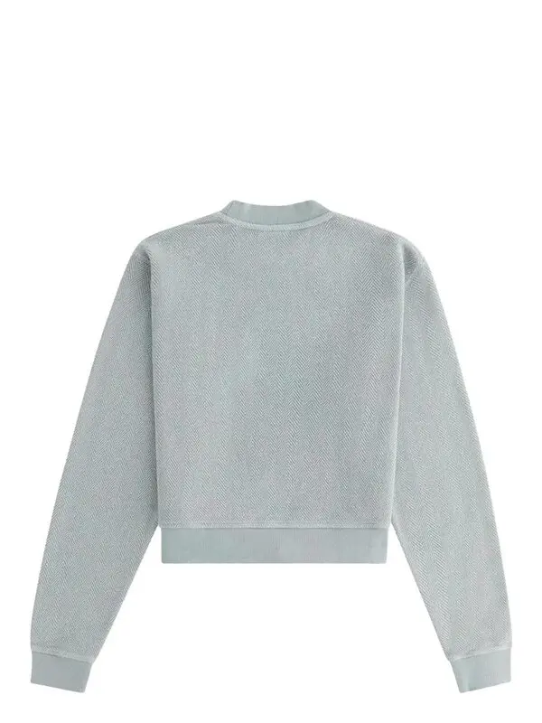 Kith Haylen Cropped Crew-neck Sweater - Grey