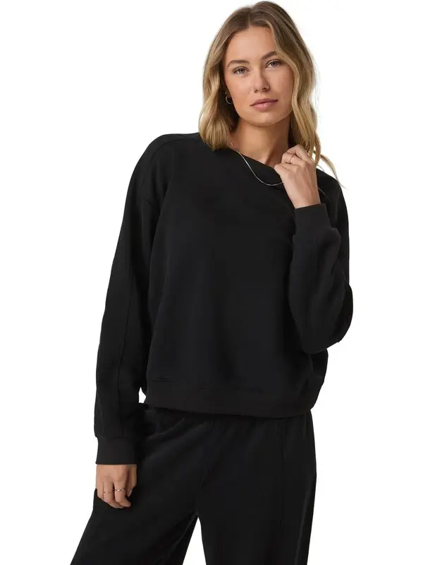 Vuori Sedona Seams Crew Neck T-shirt - Black