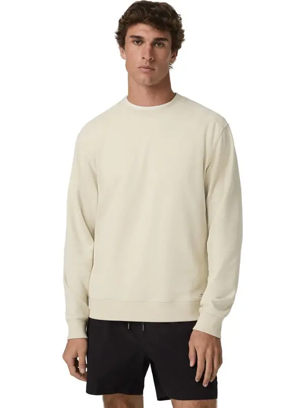 Vuori Cypress Vintage Crew Neck Fleece Pullover - Sandalwood