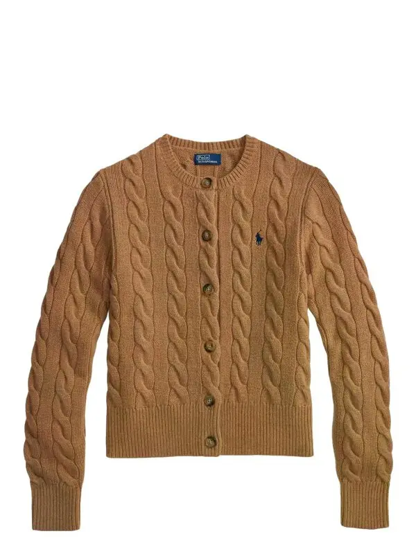 Polo Ralph Lauren Cable-knit Cardigan - Brown