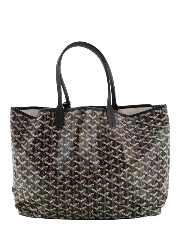 Goyard Saint Louis Coated Canvas Pm Tote Bag - Black