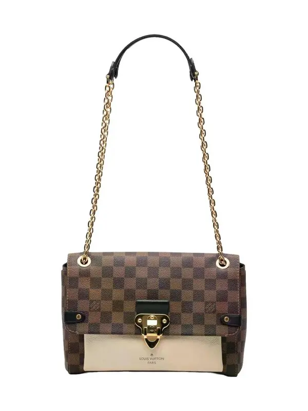 LOUIS VUITTON Damier Ebene Vavin Pm - Brown