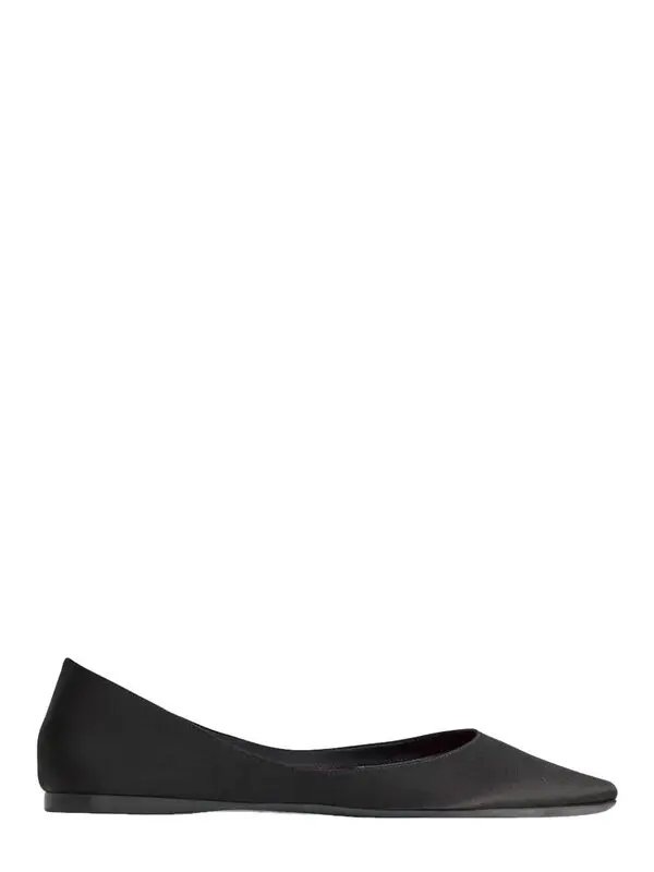 Saint Laurent Lou Ballerina Flat - Black