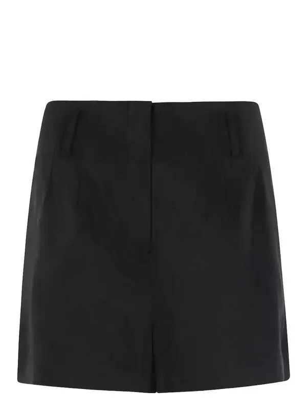 Federica Tosi Buttoned Shorts - Black