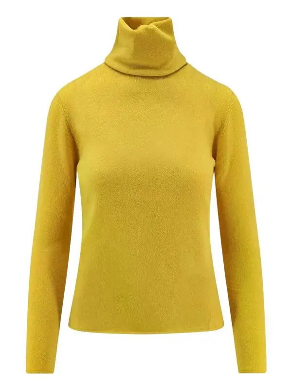 ALESSANDRO ASTE Roll-neck Cashmere Sweater - Yellow