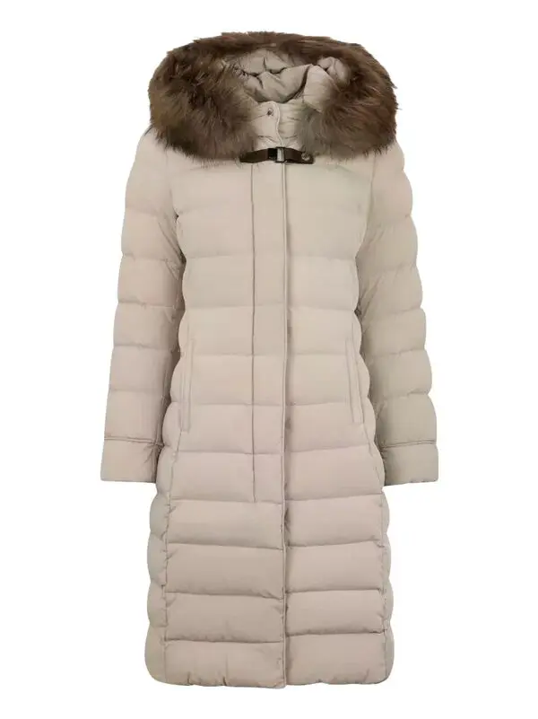 MOORER Padded Coat - Neutrals