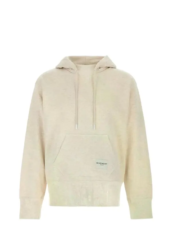 Givenchy Drawstring Long-sleeve Hoodie - Neutrals
