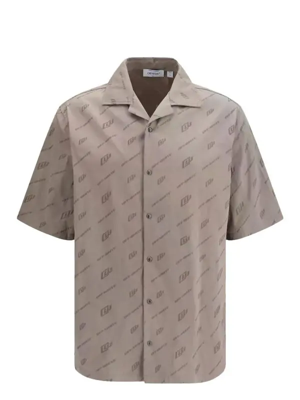 Off-White Jacquard Bowling Shirt - Neutrals