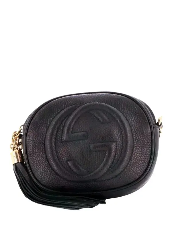 Gucci Soho Chain Crossbody Mini Bag - Black