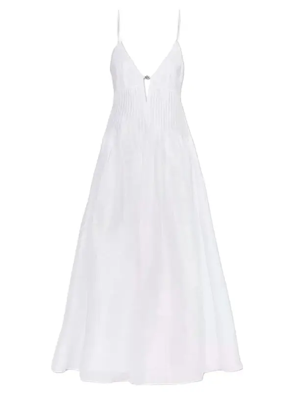 Tory Burch Linen A-line Dress - White