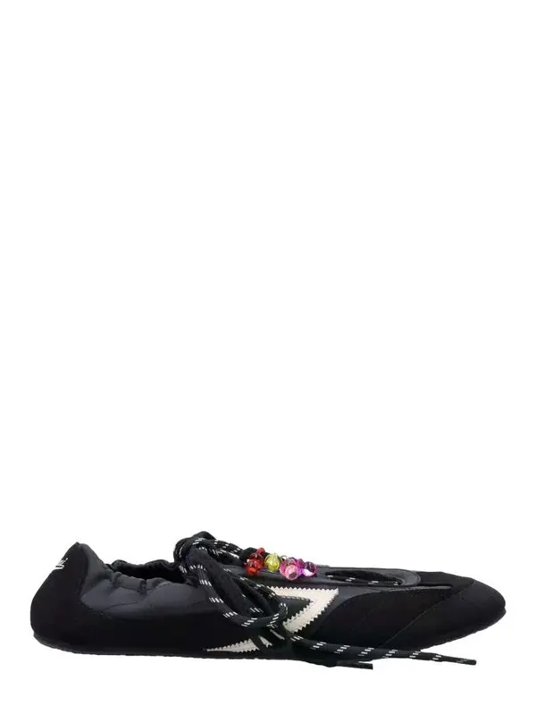 PURAAI Beaded Sneakers - Black