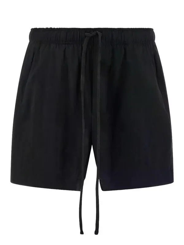 THOM KROM Drawstring Elastic Swim Shorts - Black