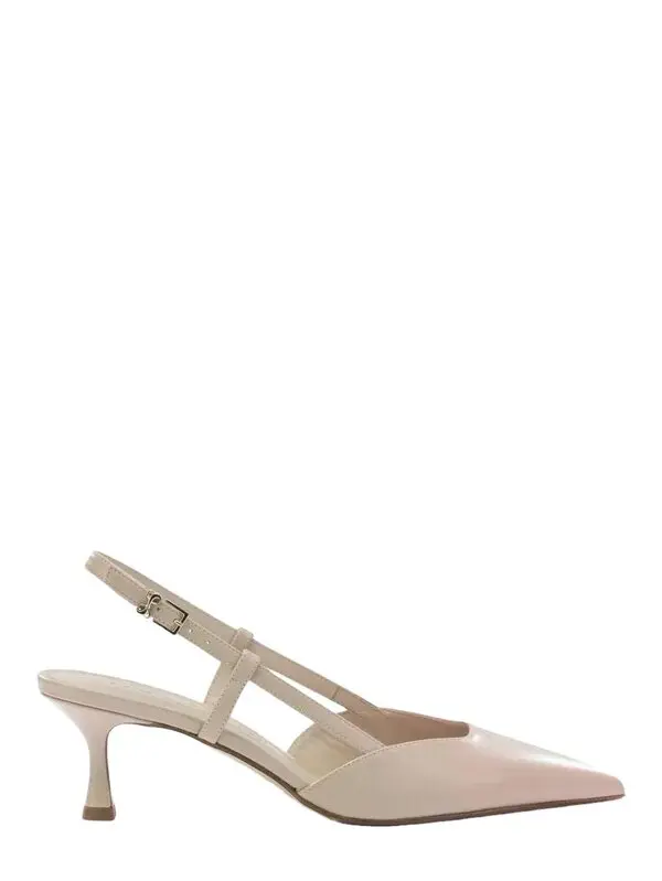 SERGIO LEVANTESI Pointed Pumps With Strap - Neutrals