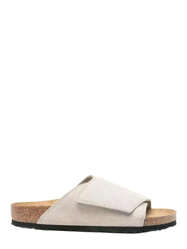 BIRKENSTOCK Solana Suede Leather Sandals - Neutrals