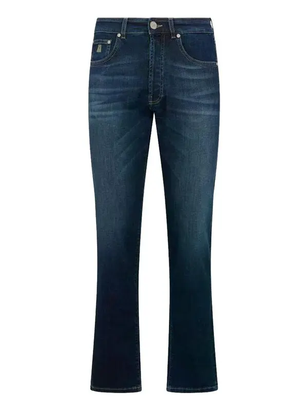 MOORER Five-pocket Jeans - Blue