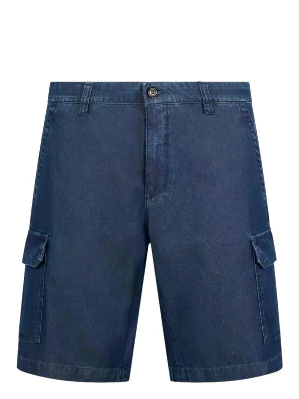 MOORER Cargo Shorts - Blue