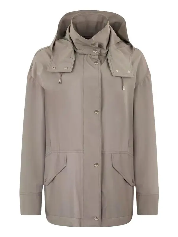 MOORER Hooded Parka - Neutrals