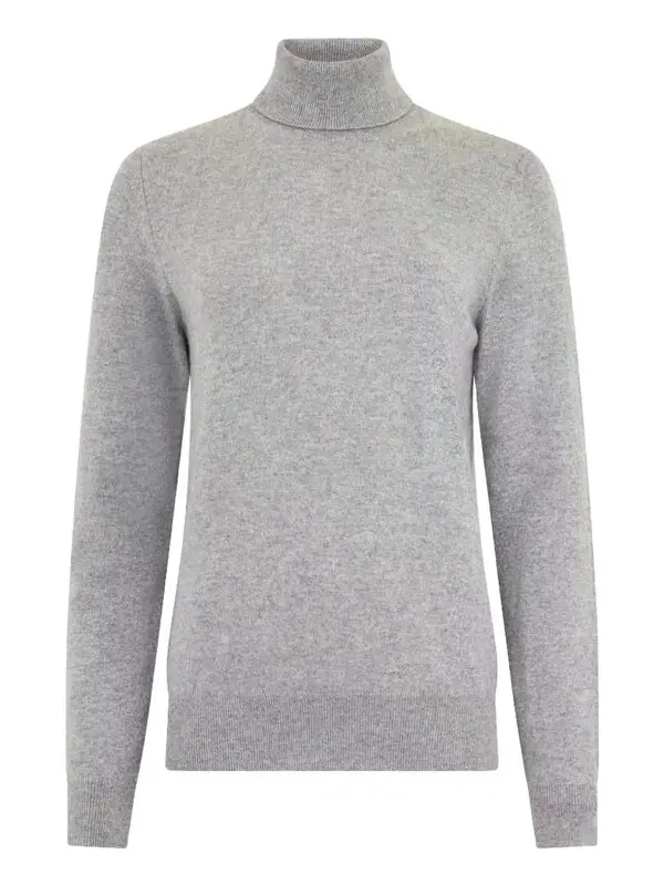 MOORER Turtleneck Sweater - Grey