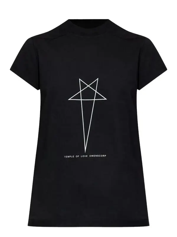 Rick Owens Star Graphic T-shirt - Black