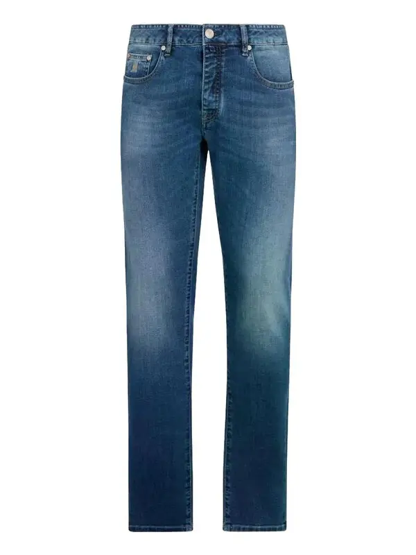 MOORER Five-pocket Jeans - Blue