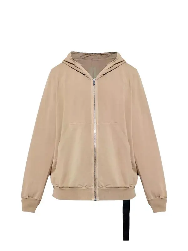Rick Owens Zip-up Hoodie - Neutrals