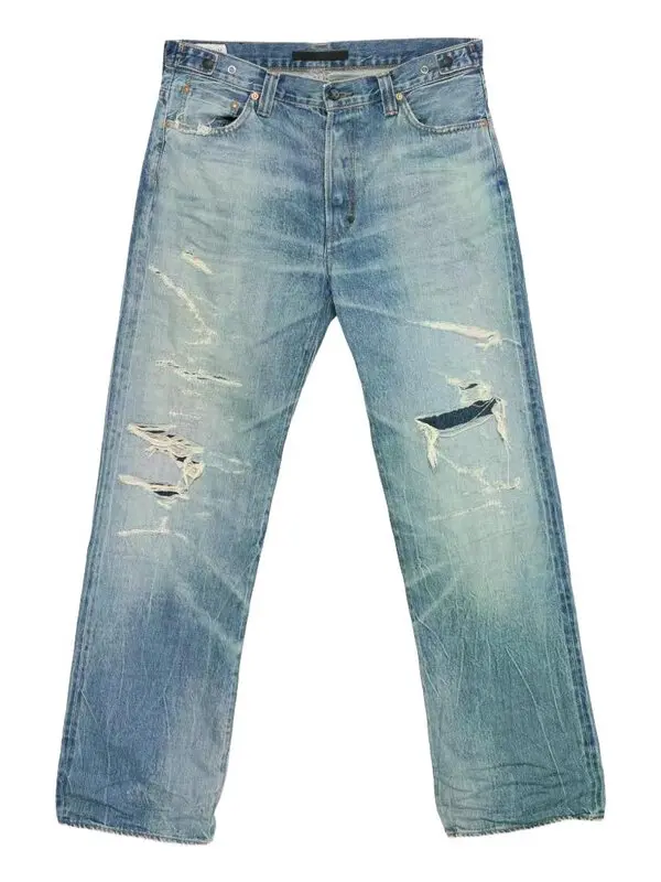 Mastercraft Union Showa Five-pocket Jeans - Blue