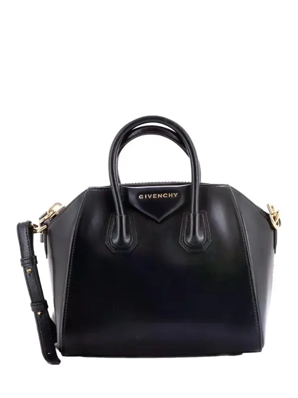 Givenchy Antigona Mini Satchel Glazed Leather - Black