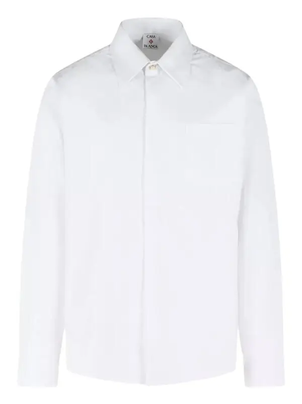 Casablanca Monogram Pocket Shirt - White