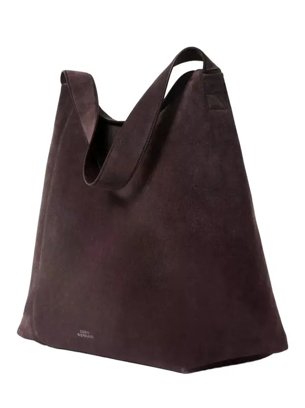 Studio Nicholson Hobo Type 1 Suede Tote Bag - Brown