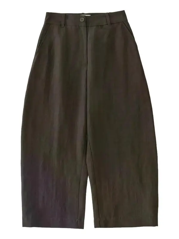Studio Nicholson Chalco Curved Trousers - Brown
